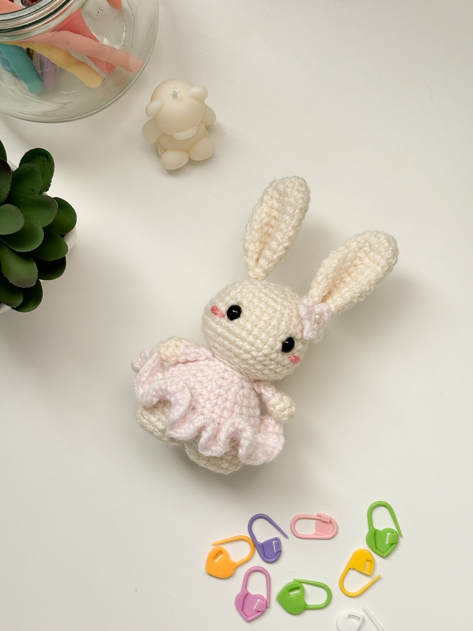 Frilly Friends Crochet Pattern [bunny, Cat and Bear DIGITAL PATTERN ...
