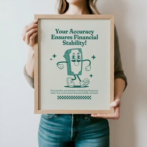 Accounting Poster, Accounting Wall Decor, Inspirational Office Wall Art ...