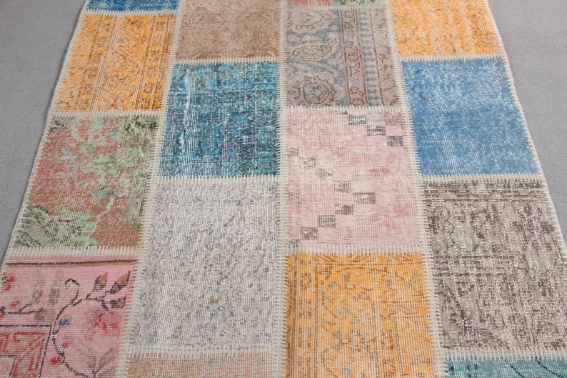 Patchwork Rug, 5x6 Area Rug, Turkish Rug, Vintage Rug, Antique Rugs ...