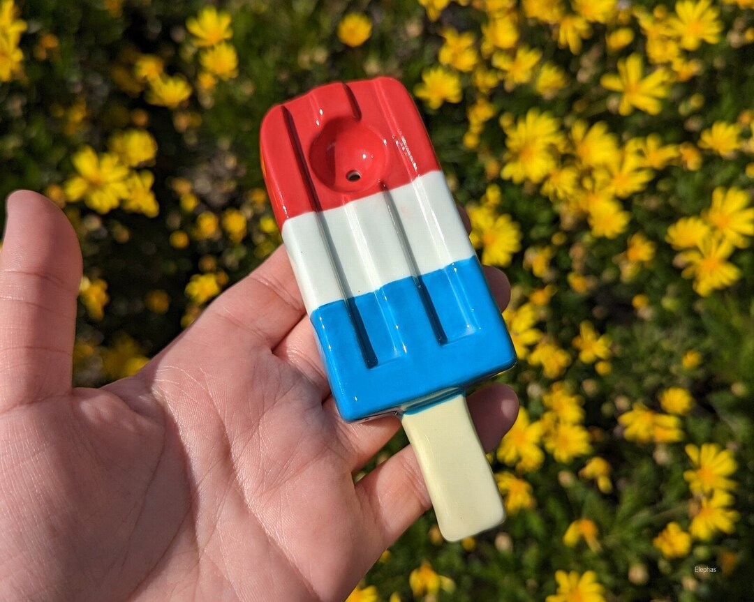 Ceramic Popsicle Pipe / Pipes - Etsy