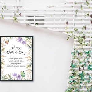 Printable Poem for Mom | Mother's Day Gift | Printable Mom| Poem Wall ...