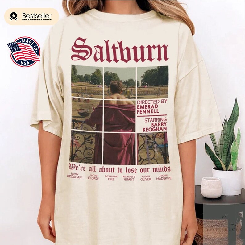 Saltburn Movie Shirt, Jacob Elordi Tshirt, Saltburn Merch Shirt ...