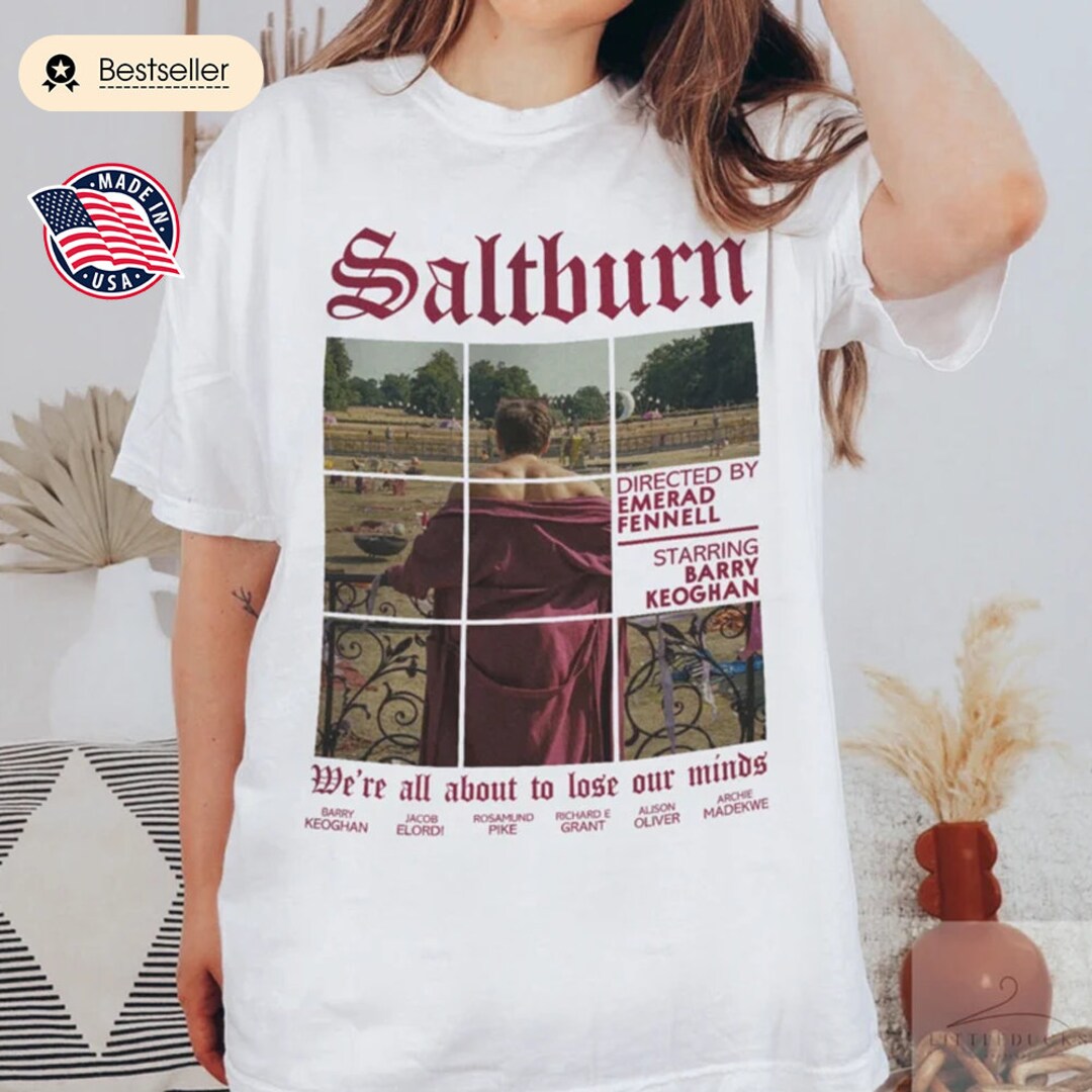 Saltburn Movie Shirt, Jacob Elordi Tshirt, Saltburn Merch Shirt ...