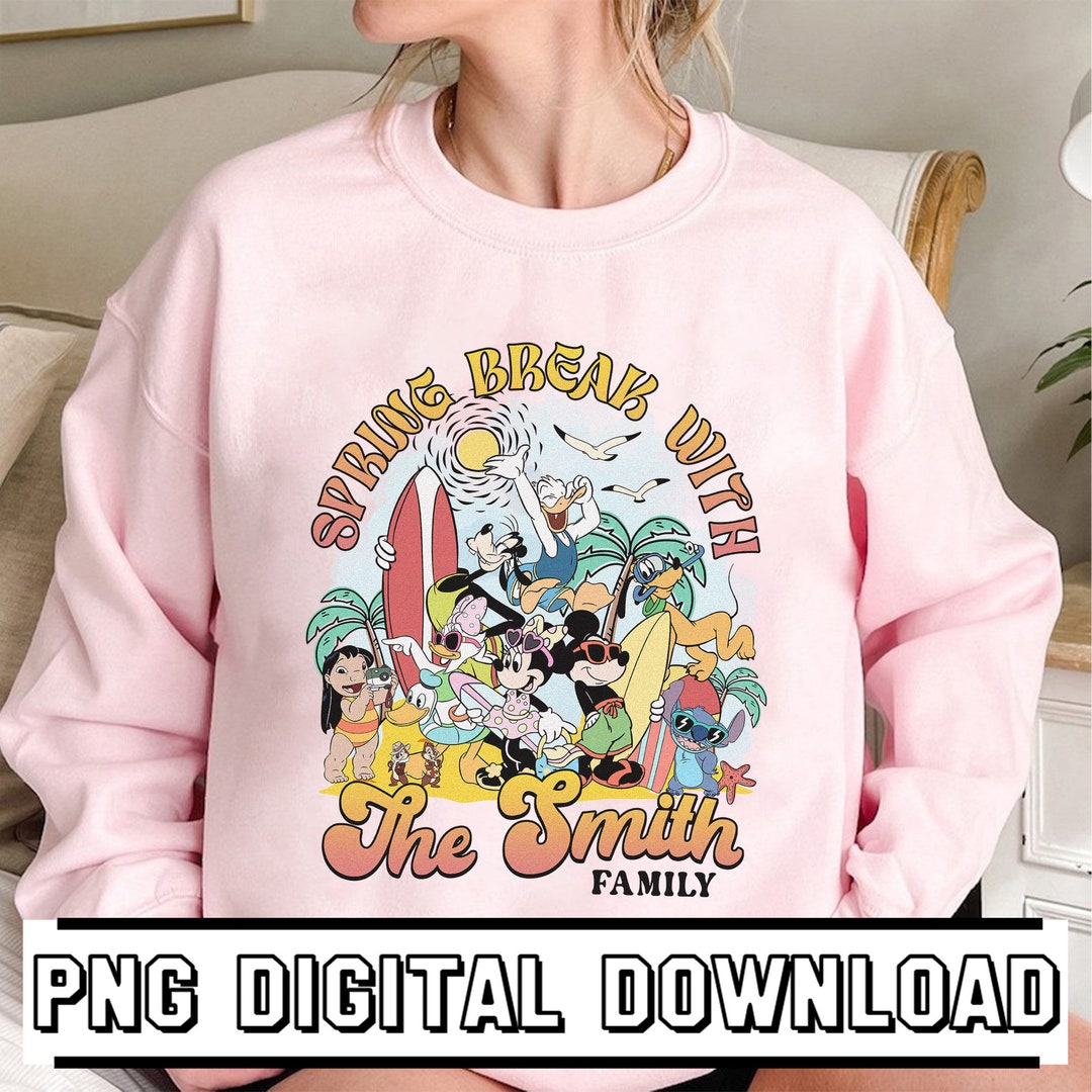 Personalized Disneyland Spring Break Png, Family Vaction Clipart ...