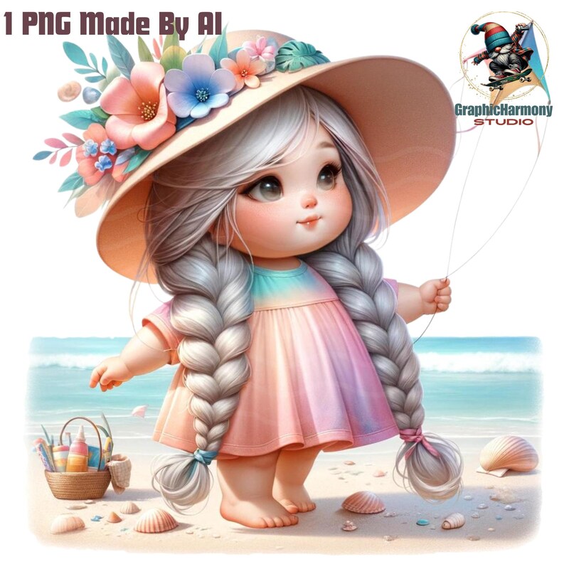 Beach Girls Clipart - Etsy