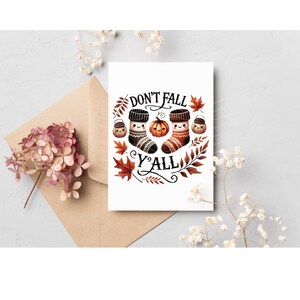 Fall Cozy Socks PNG, Cute Autumn Socks Clipart, Dont Fall Yall Digital ...