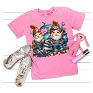 Vintage Mechanic Gnome Clipart PNG - Classic Car Repair Gnome ...