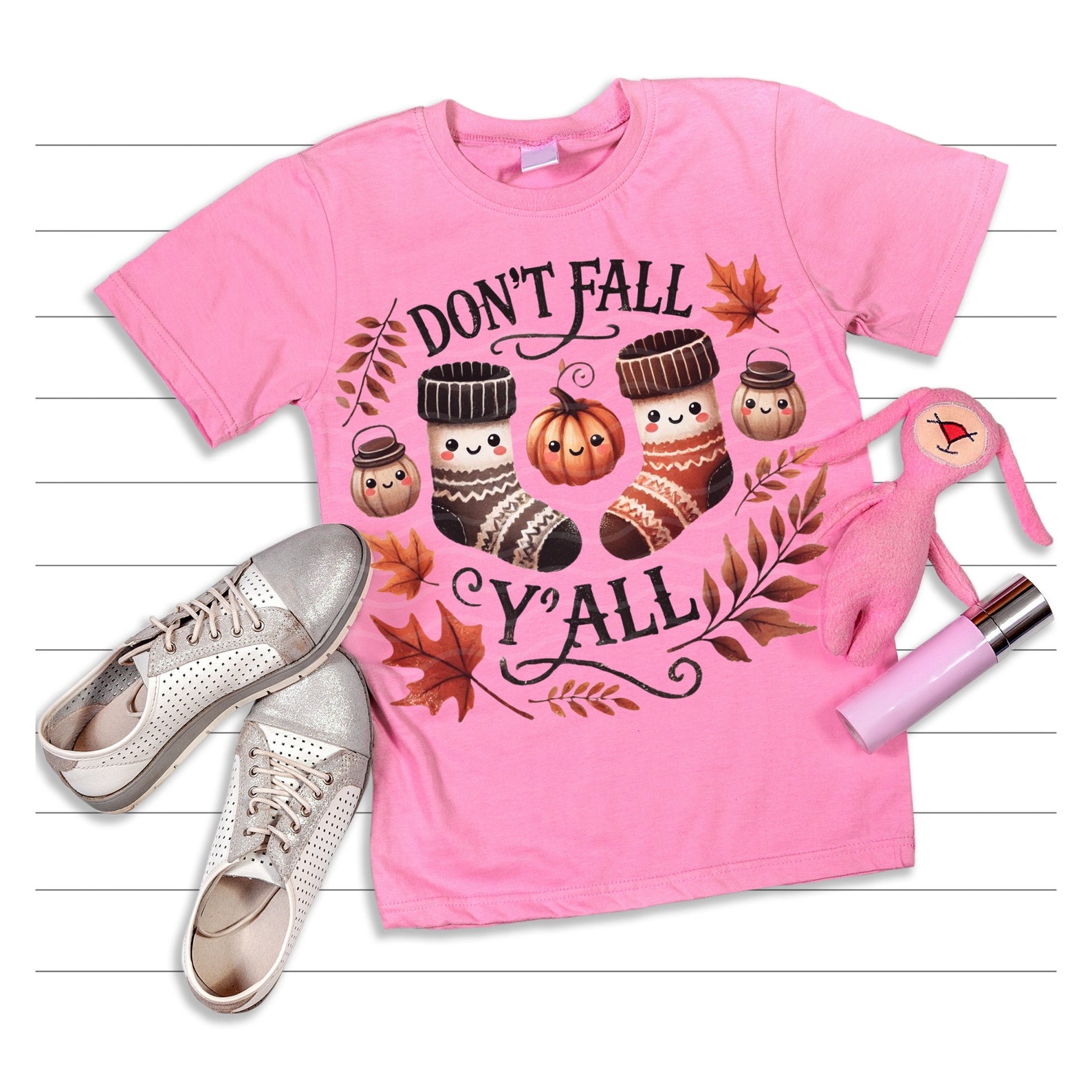 Fall Cozy Socks PNG, Cute Autumn Socks Clipart, Dont Fall Yall Digital ...