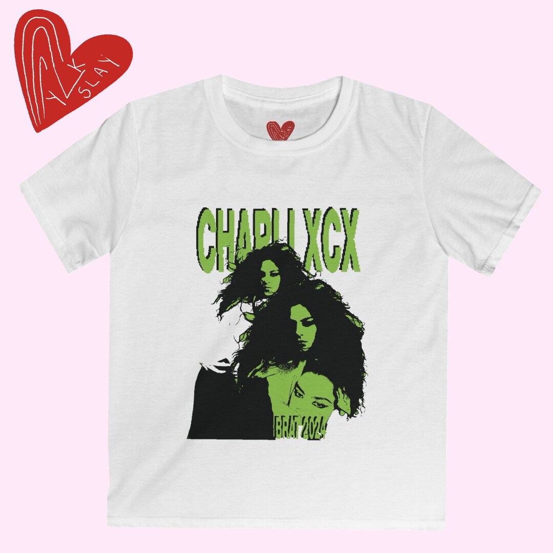 BRAT 2024 Baby Tee Iconic 90s and 2000s Inspired Charli Crop Top ...