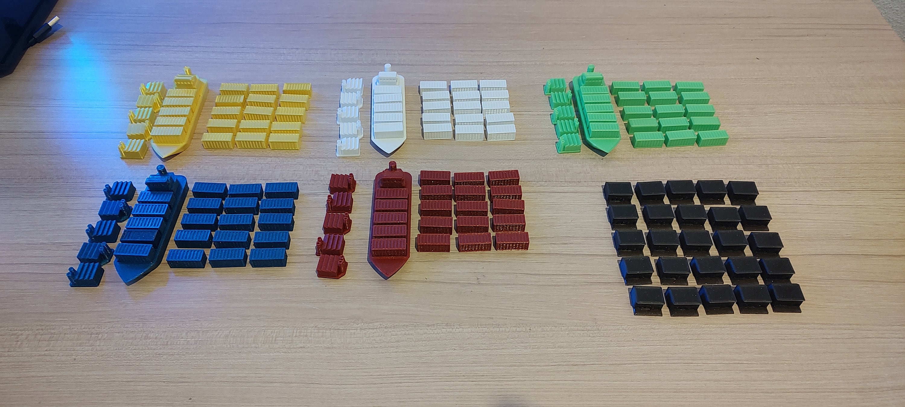 Cardboard Game Container Tokens Kit - Etsy