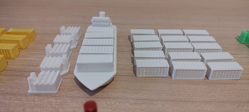 Cardboard Game Container Tokens Kit - Etsy