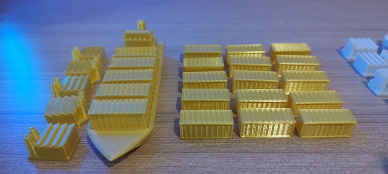 Cardboard Game Container Tokens Kit - Etsy