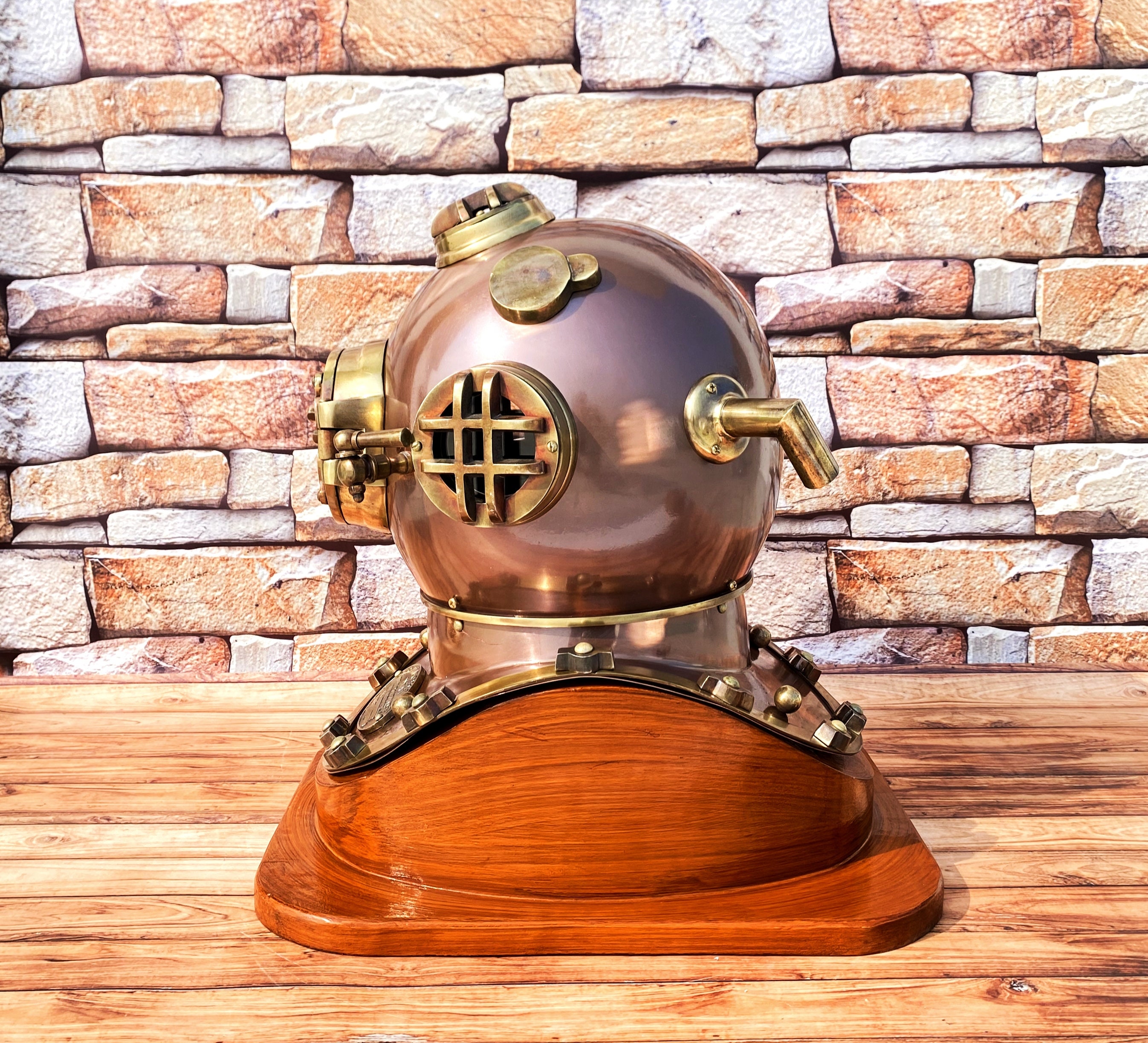 New Diving Helmet - Deep Sea Scuba Diving Helmet - US Navy Mark V ...