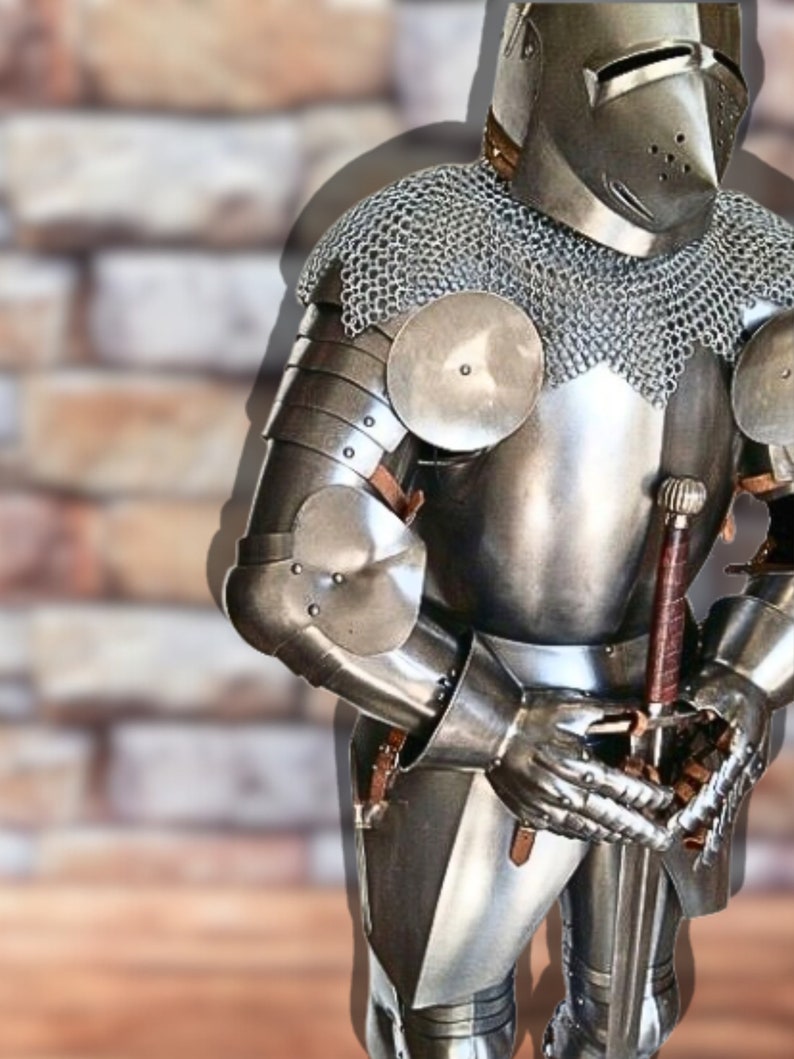 Medieval Full Body Armor Suit Combat Battle Warrior Suit of Armor 18 ...
