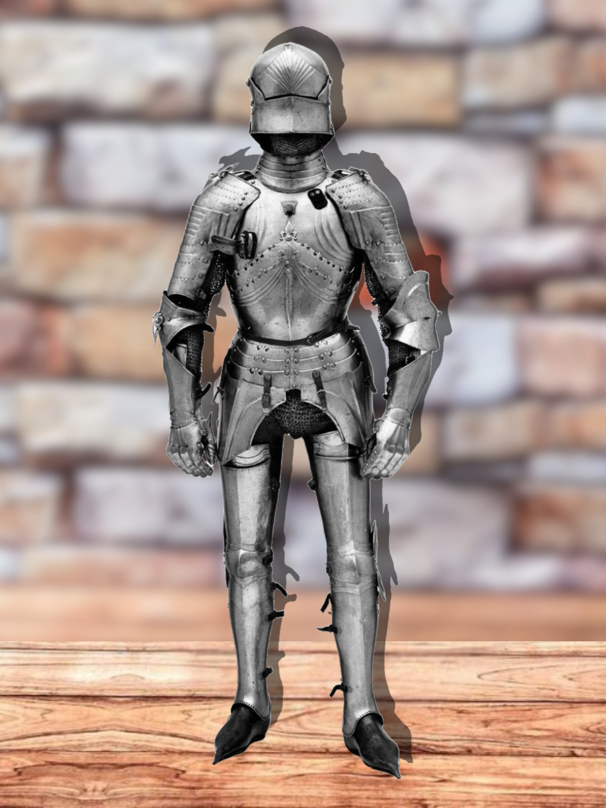 Handmade Medieval Knight Armor Suit: Wearable Steel Gothic Full Body ...