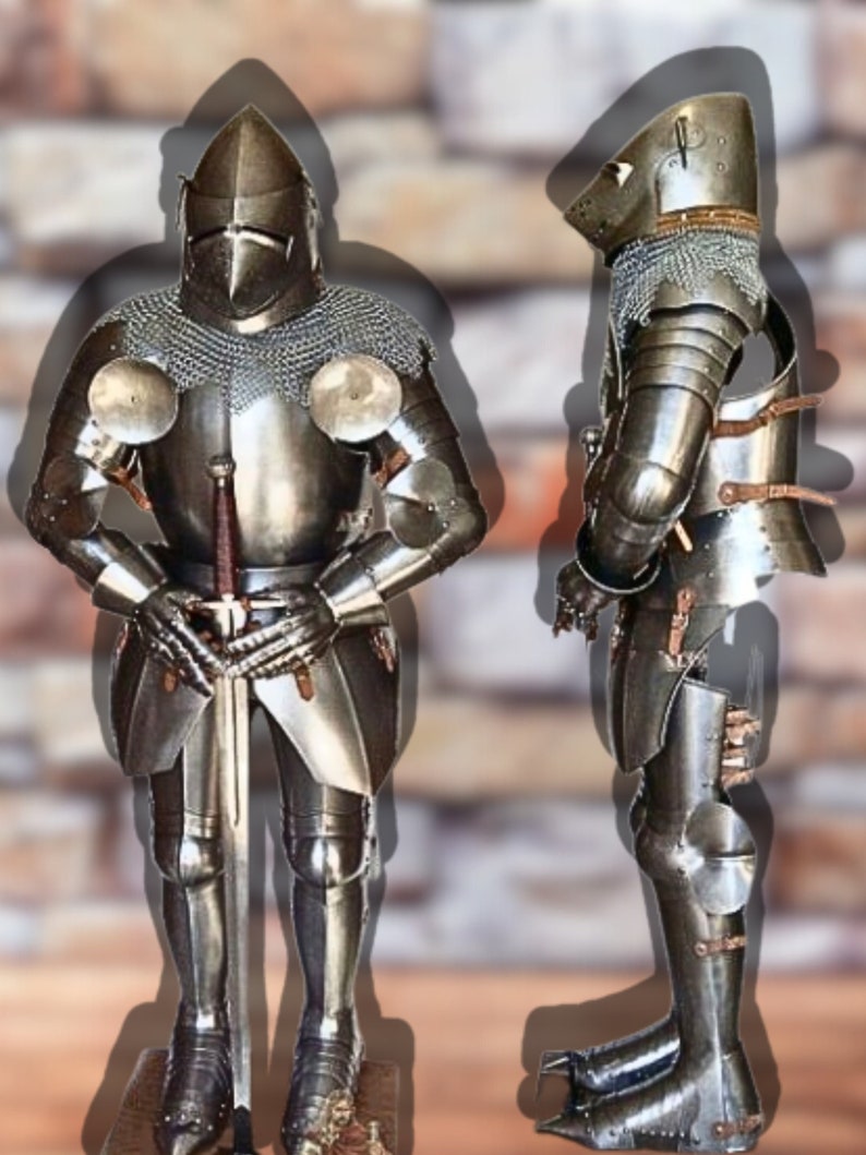 Medieval Full Body Armor Suit Combat Battle Warrior Suit of Armor 18 ...