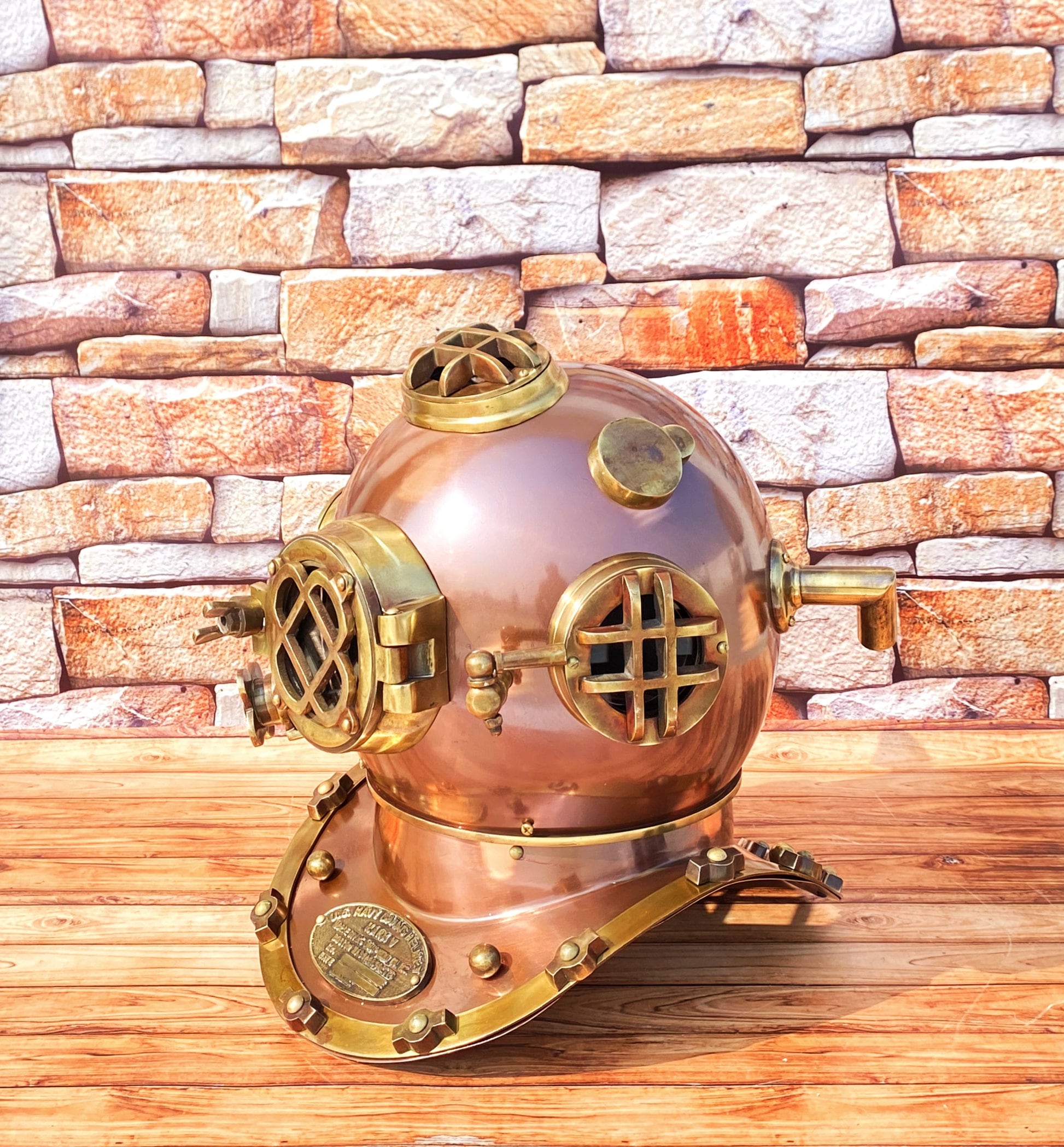 New Diving Helmet - Deep Sea Scuba Diving Helmet - US Navy Mark V ...