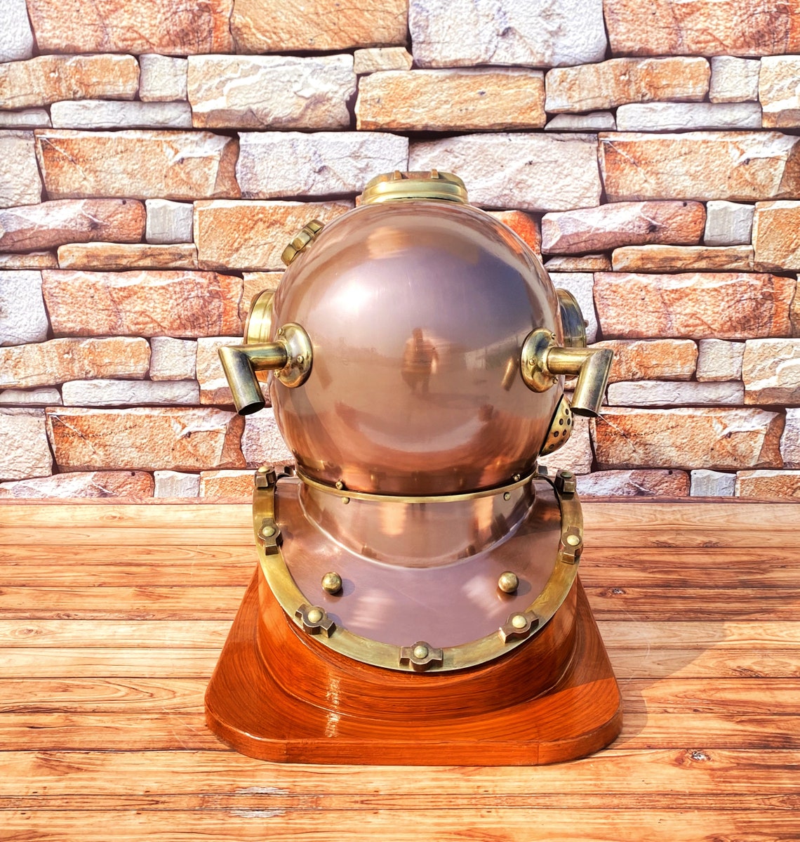 New Diving Helmet - Deep Sea Scuba Diving Helmet - US Navy Mark V ...