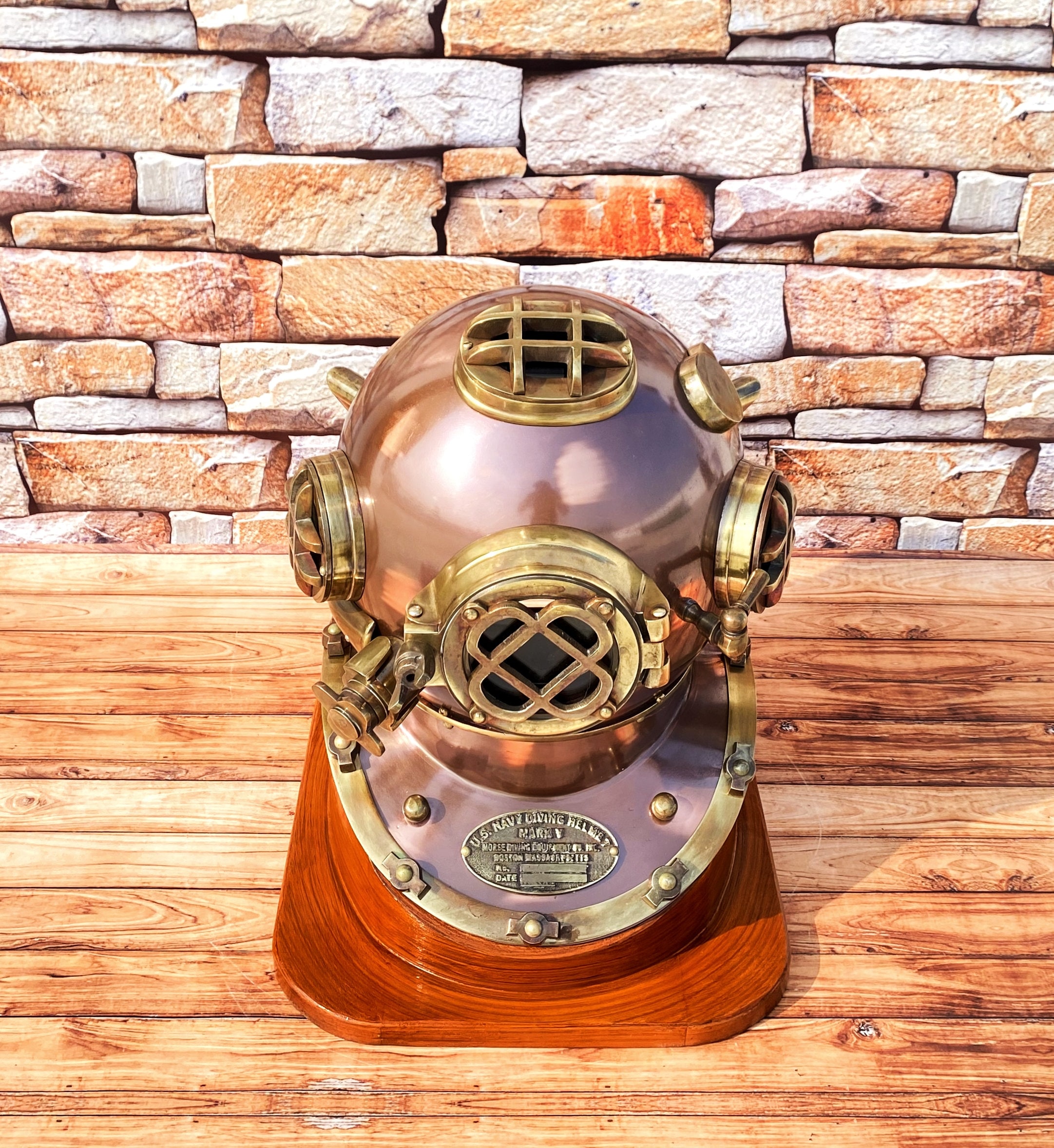 New Diving Helmet - Deep Sea Scuba Diving Helmet - US Navy Mark V ...