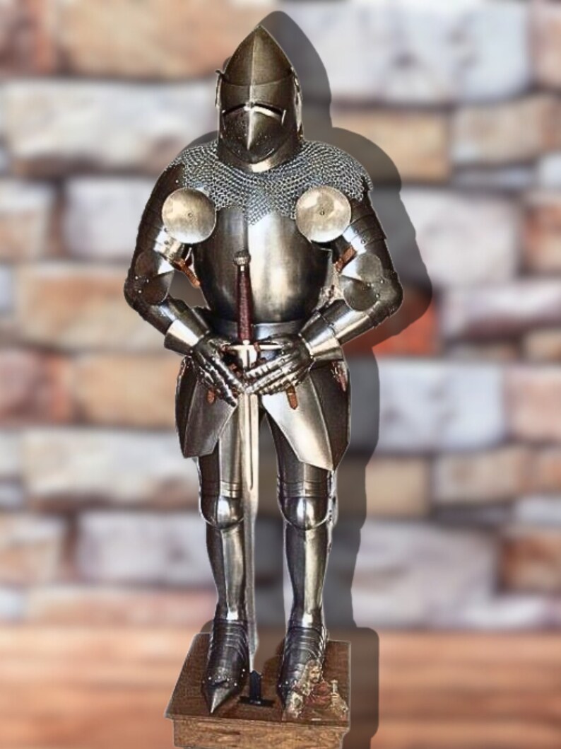 Medieval Full Body Armor Suit Combat Battle Warrior Suit of Armor 18 ...