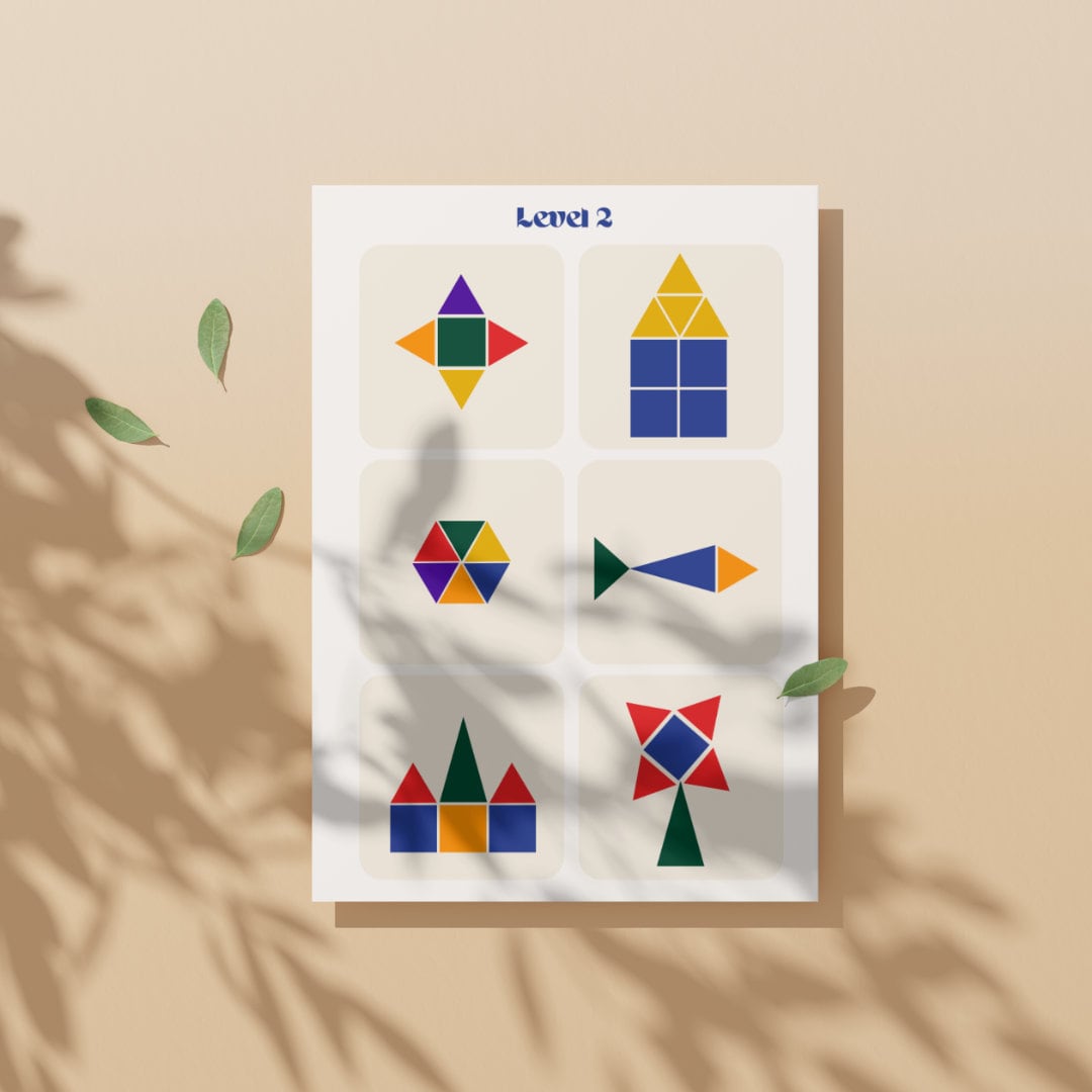 Magnetic Tile Puzzle Cards - Connetix - Magnatile - Playmags -picasso ...