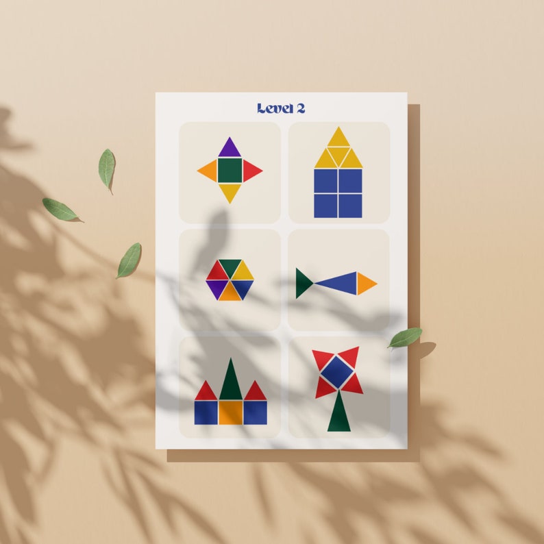 Magnetic Tile Puzzle Cards - Connetix - Magnatile - Playmags -picasso ...