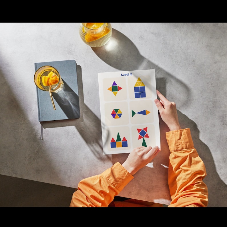 Magnetic Tile Puzzle Cards - Connetix - Magnatile - Playmags -picasso ...