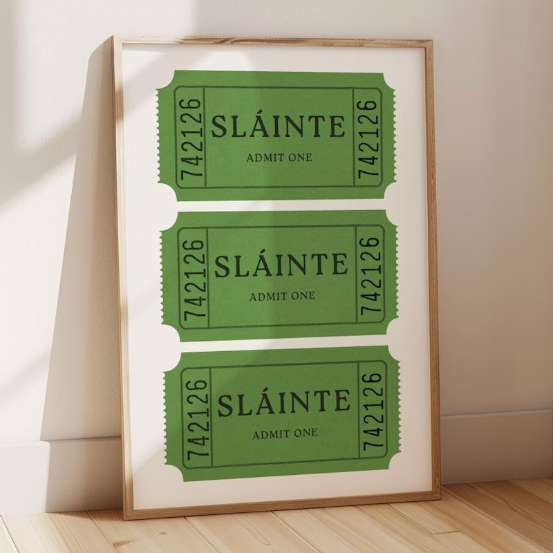 Slainte Print - Etsy