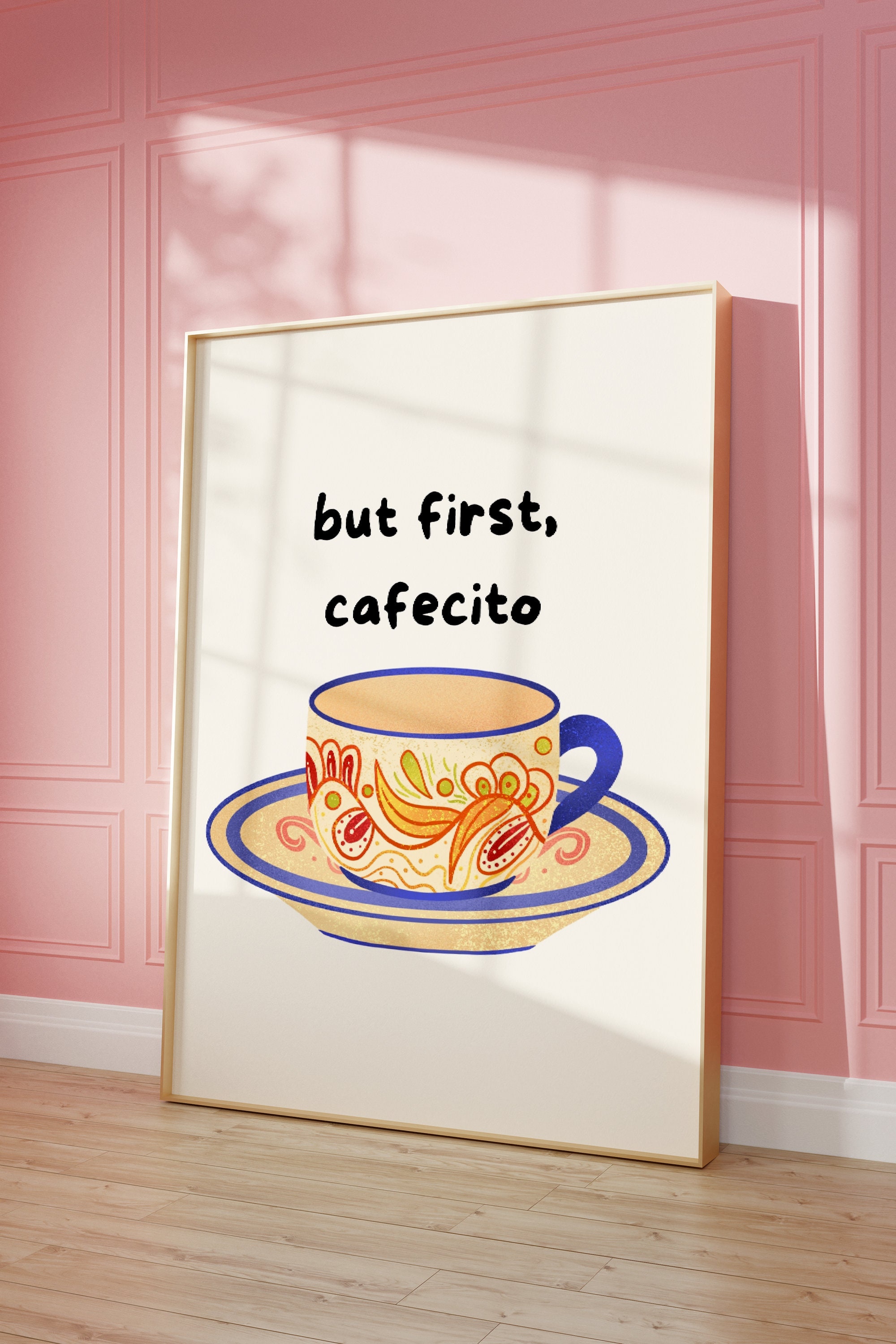 But First Cafecito Print, Spanish Coffee Art Print, Minimalist Coffee ...