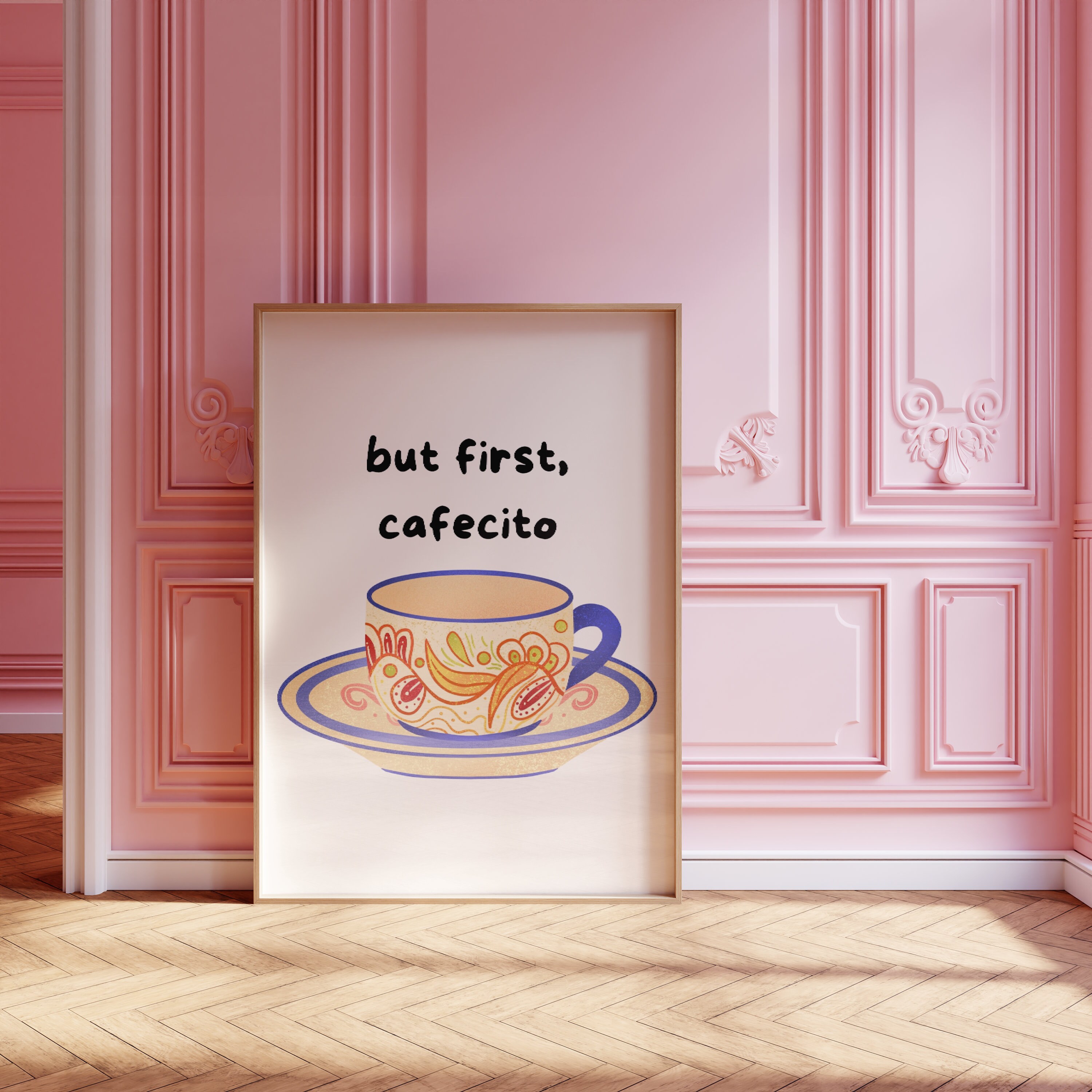 But First Cafecito Print, Spanish Coffee Art Print, Minimalist Coffee ...