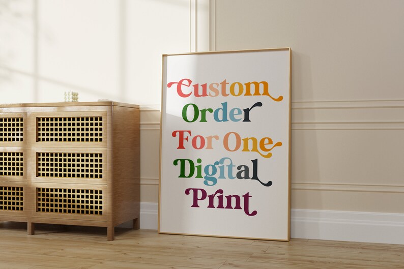 Custom Wall Art Order, Create Your Own Wall Art, Your Text or Quote ...