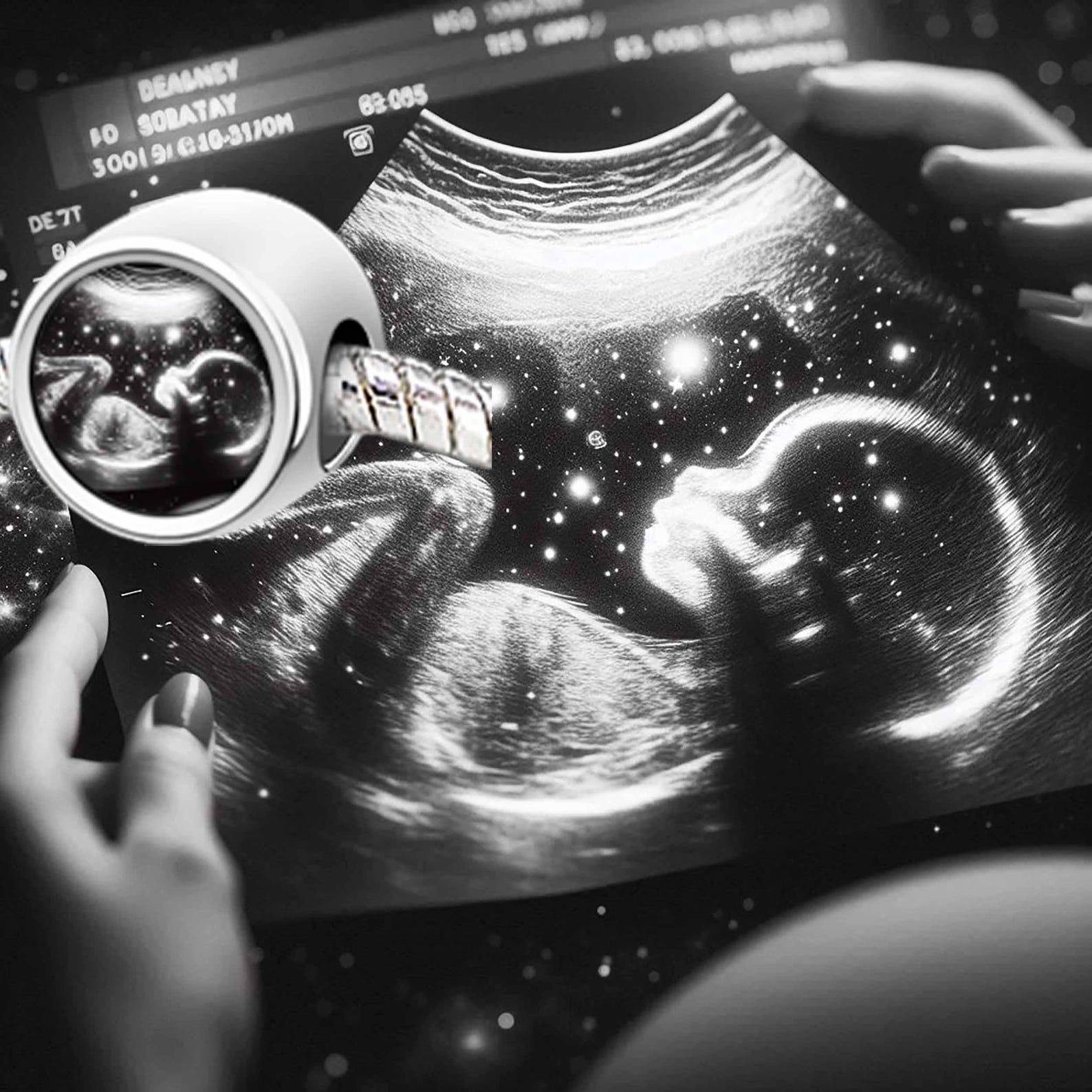 Mystical Maternity Memories - Enchanted Sonogram Keepsake - Pregnancy ...