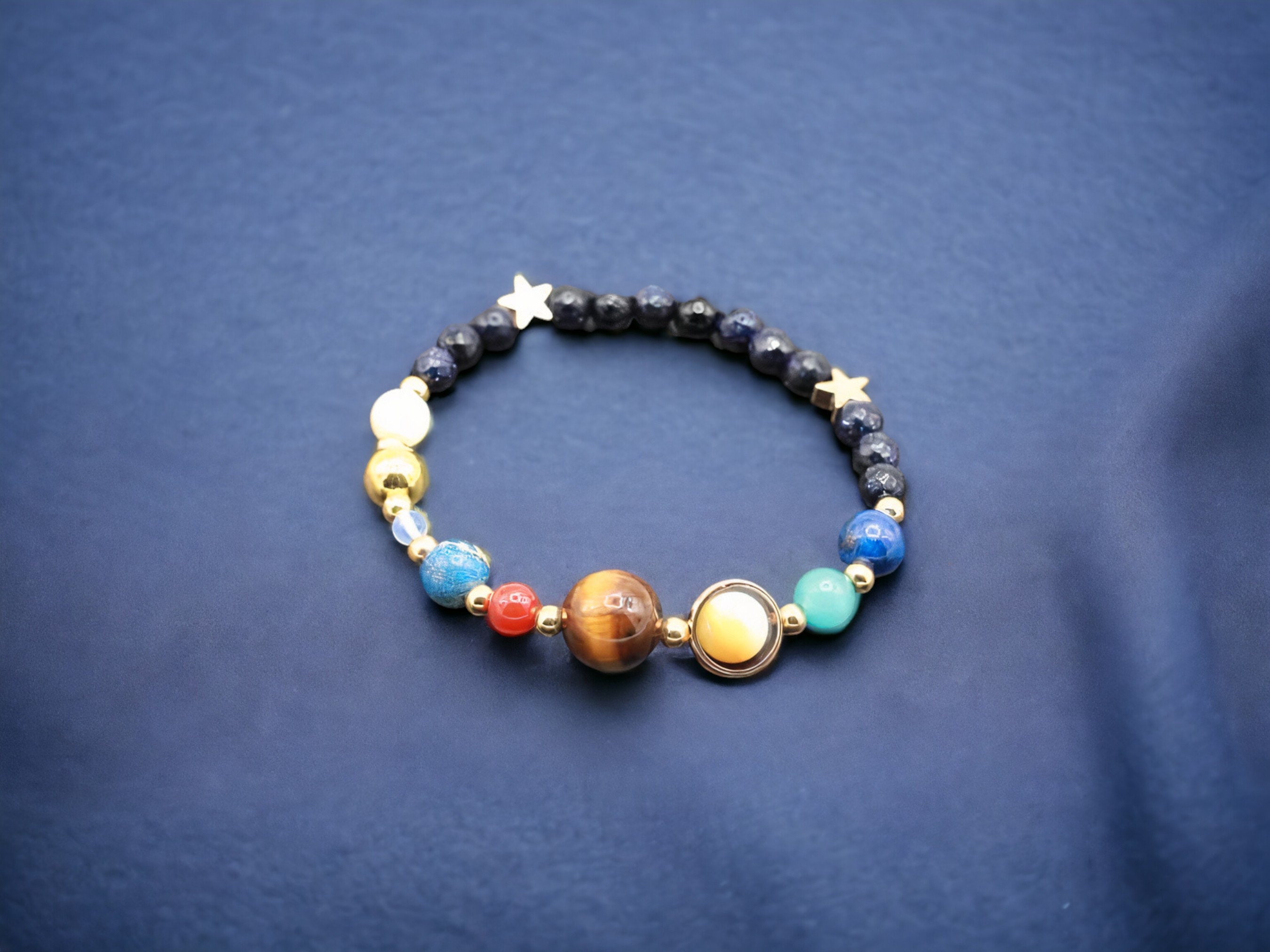 Solar System Bracelet,planet Bracelet,space Bracelet,galaxy Bracelet ...