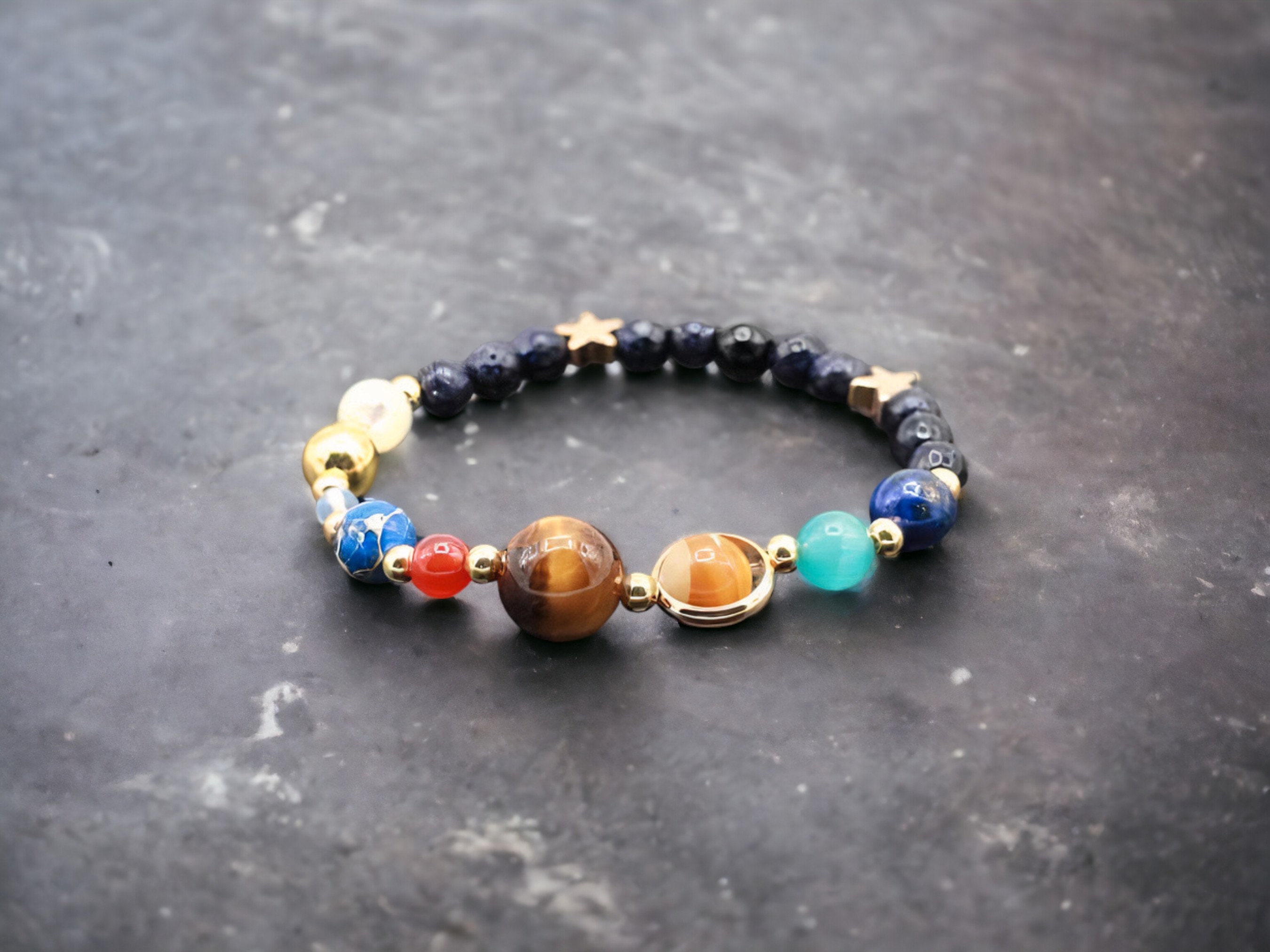 Solar System Bracelet,planet Bracelet,space Bracelet,galaxy Bracelet ...