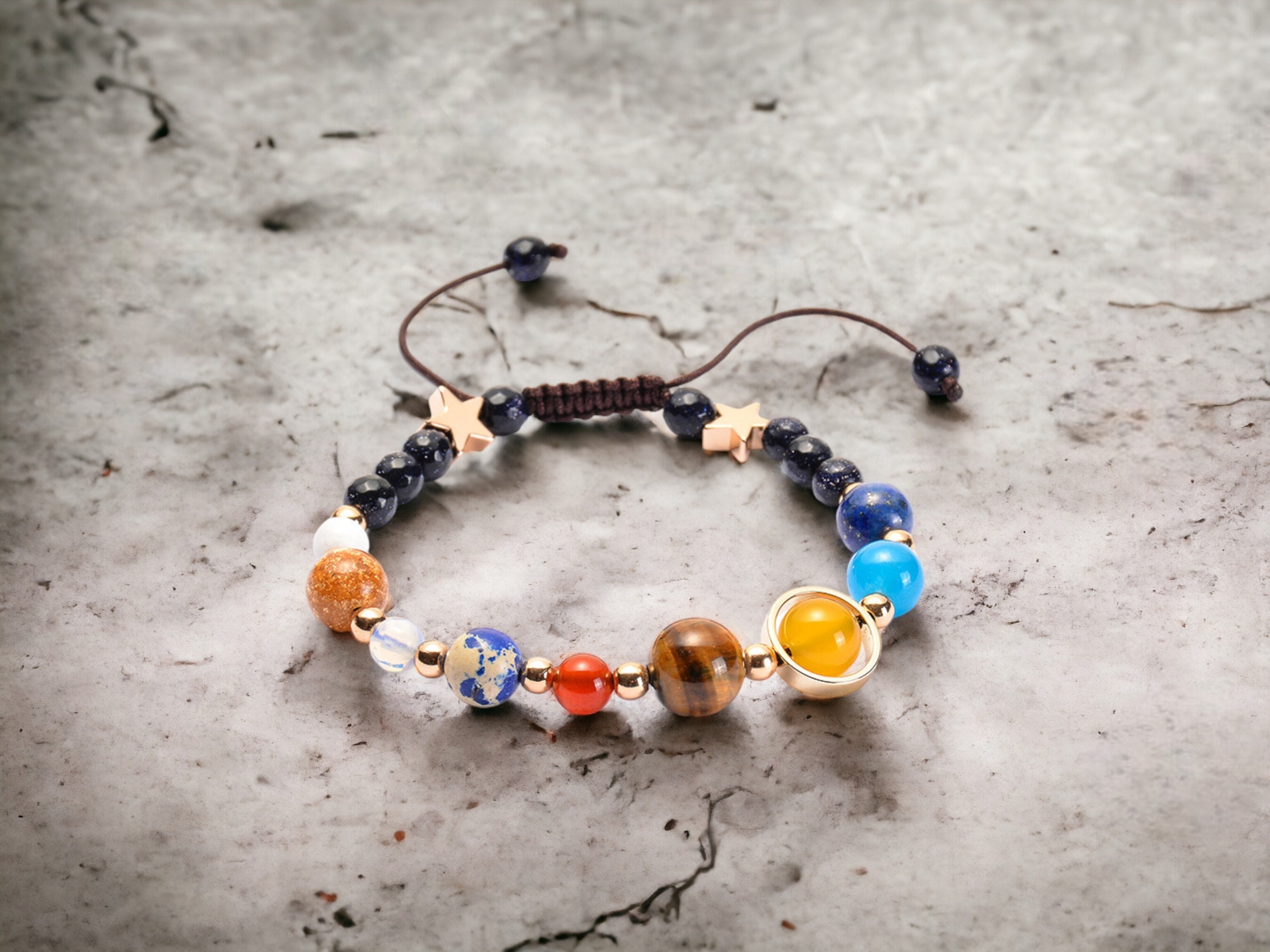 Solar System Bracelet,planet Bracelet,space Bracelet,galaxy Bracelet ...