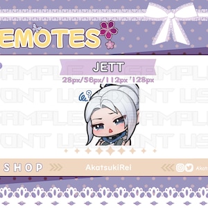 Jett Valorant Emote - Premium Twitch Emotes for Streamer | Youtube ...