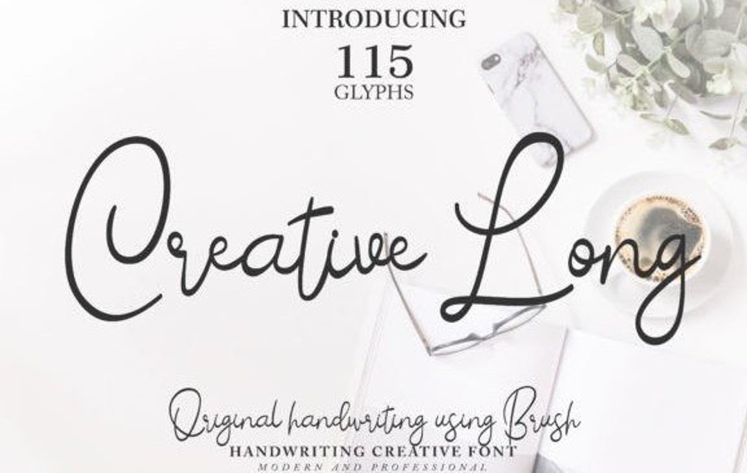 Creative Long Font, Elegant Font, Calligraphy Font, Modern Font ...