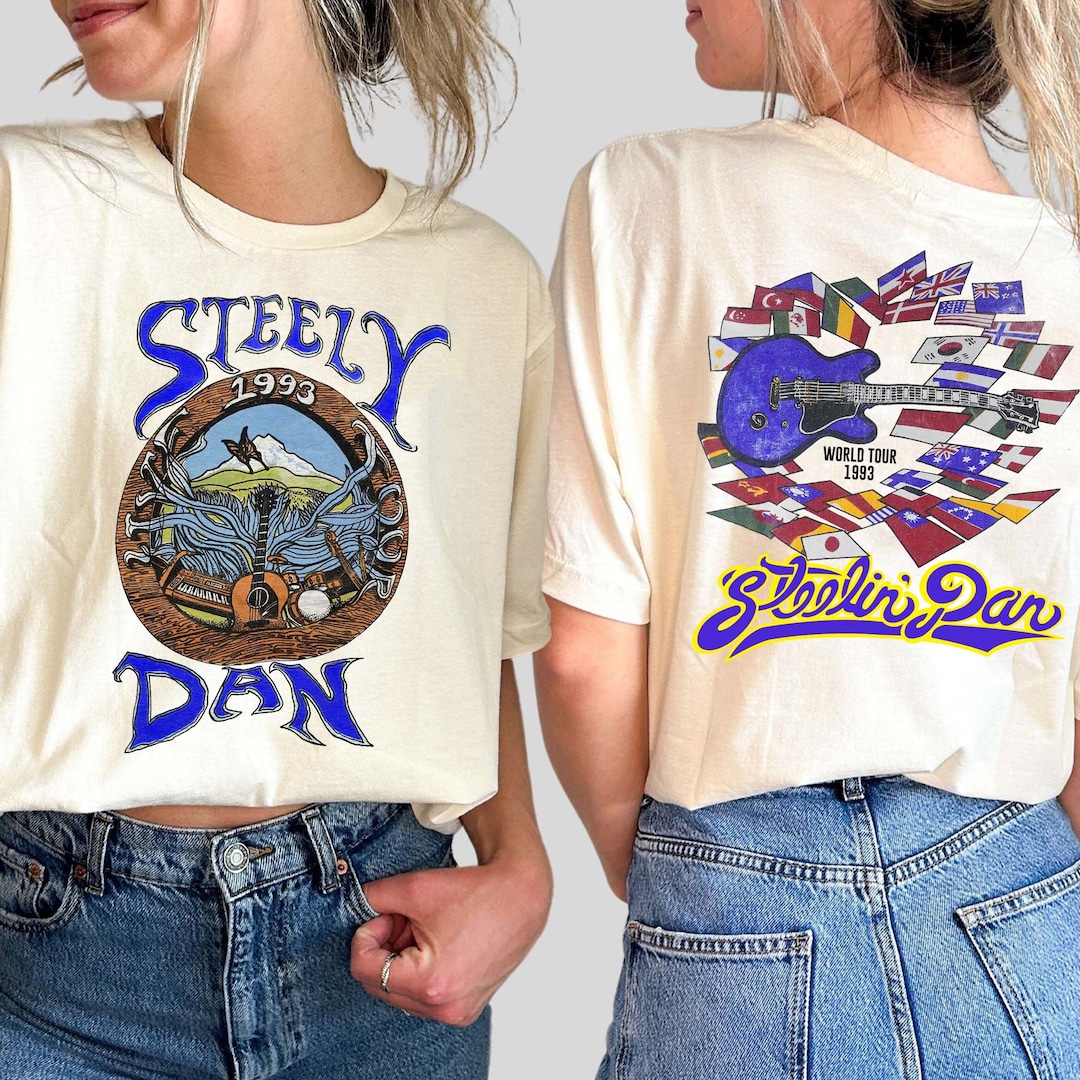 Vintage Steely Dan 1993 World Tour T-shirt, Steely Dan Sweatshirt ...