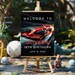 F1 Birthday Welcome Sign , Formula 1 Ferrari Race Car Party Decor - Etsy