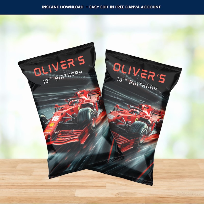 F1 Favor Bags - Etsy