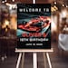 F1 Birthday Welcome Sign , Formula 1 Ferrari Race Car Party Decor - Etsy