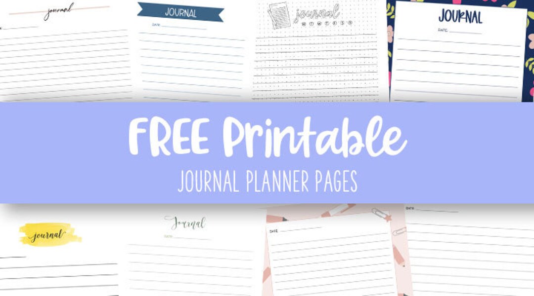 2024 Journal Template Pages - Printable - Etsy