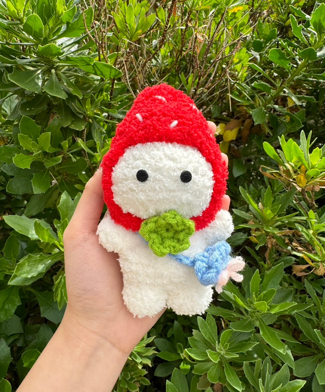 Crochet Strawberry Buddy Plushie - Etsy