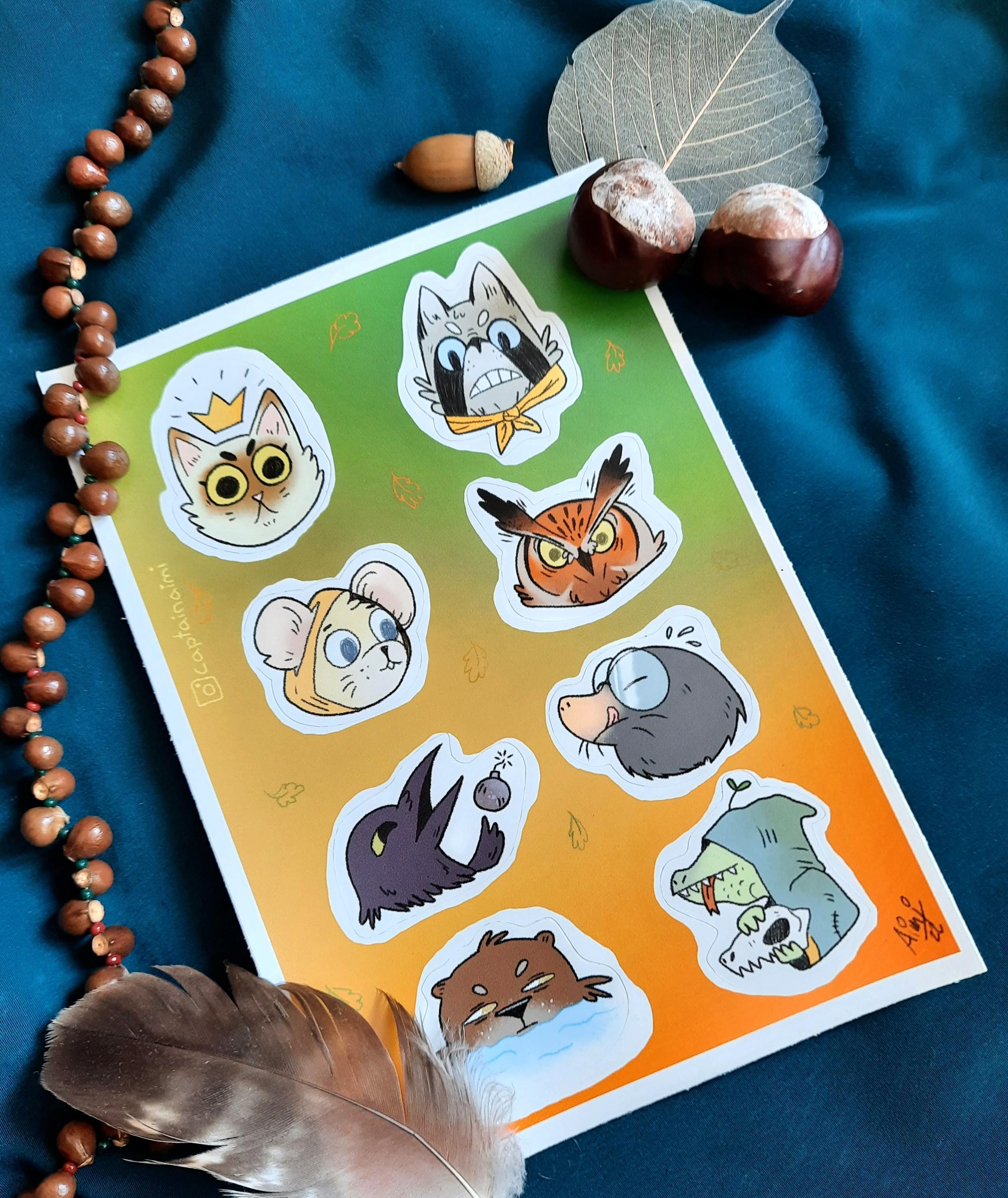 Root Boardgame Vinyl Sticker Sheet A5 - Etsy