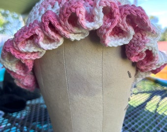 Crochet Chelly Hat Handmade Ruffle Bucket Hat - Etsy
