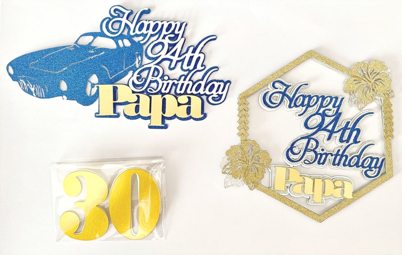 Handmade Personalised Custom Theme Cake Topper - Etsy