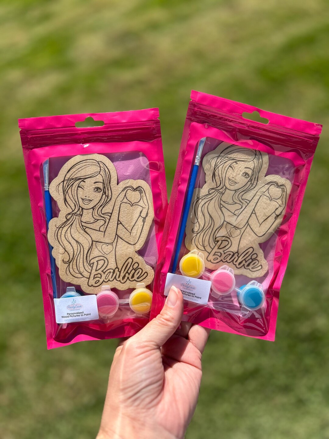 Barbie Wood Pictures to Paint Party Favors - Etsy