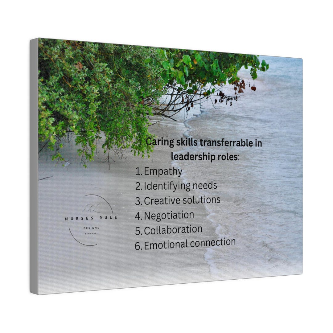 Caring Skills Transferred to Leadership Canvas Print, Empathy in ...
