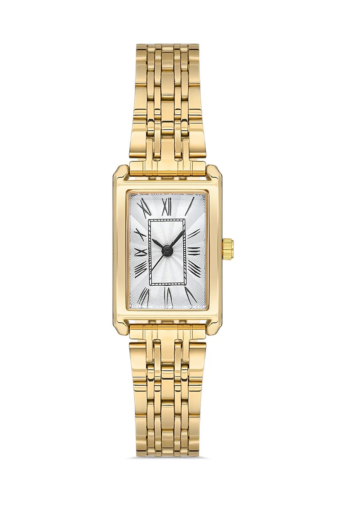 Roman Numeral Rectangular Case Gold Vintage Look Women's Wristwatch, Women Watches Unique, Best ...