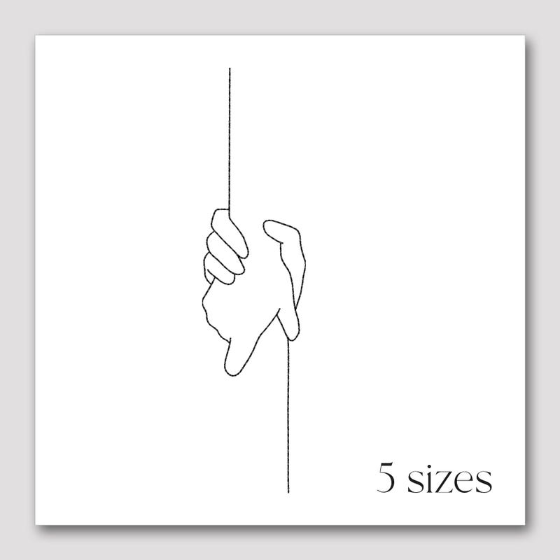 Holding Hands Line Art - Etsy